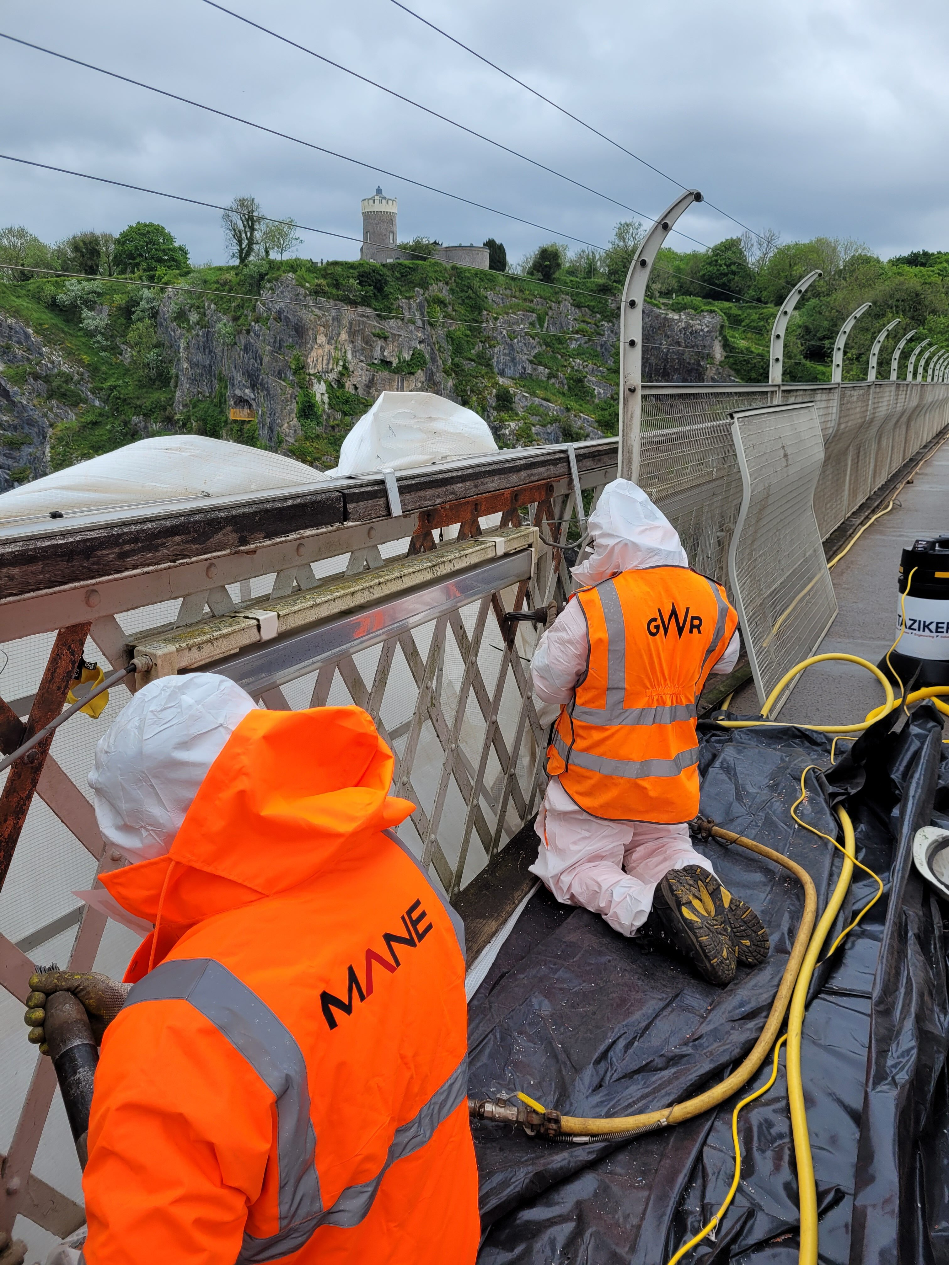 Update #1: The Works Begin - Clifton Suspension Bridge